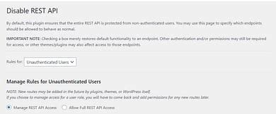 How To Disable WordPress REST API Methods