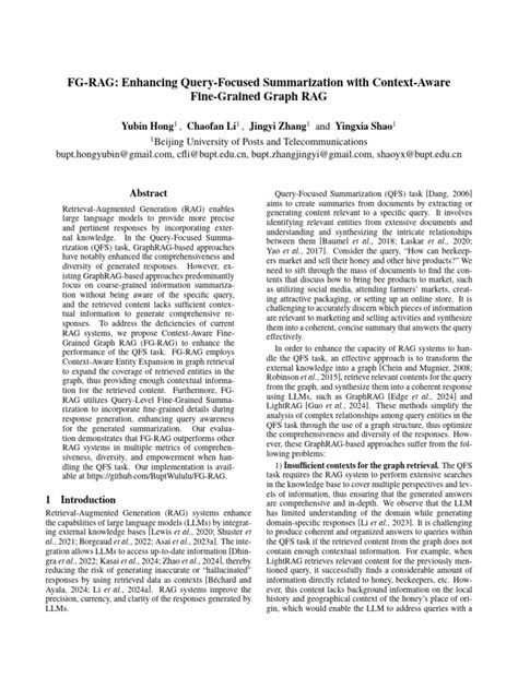 Enhancing Query Focused Summarization With Context Aware Pdf