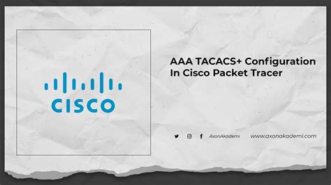 AAA TACACS Configuration In Cisco Packet Tracer YouTube