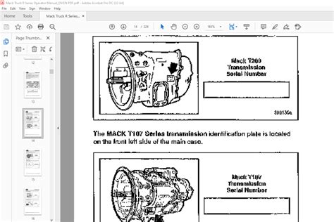 mack truck r series operator s handbook manual ts57500 pdf download