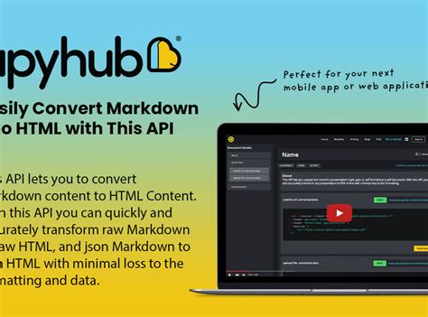 Markdown Md Text To Html Converter Api Apyhub Apyhub