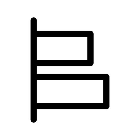 Align Left Icon Vector Symbol Design Illustration 26635515 Vector Art