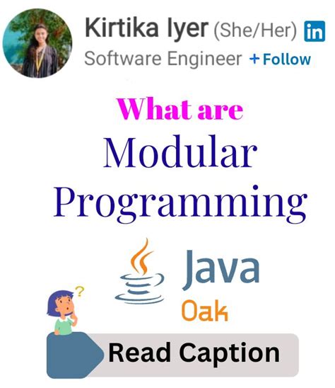 Kirtika Iyer On Linkedin Modular Programming In Java Is All About