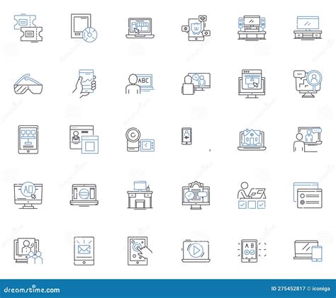 Visual Aids Line Icons Collection Charts Diagrams Graphics Pie Charts Animations Videos