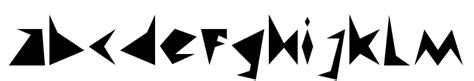 Abstract Style Free Font Decorative Display Modern Edgy What Font Is