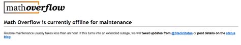 Offline For Maintenance Error Message Shows Incorrect Site Name