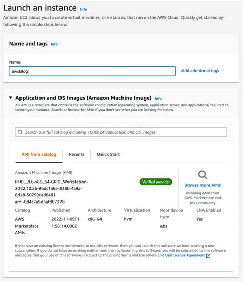 getting started with rhel for workstations on aws