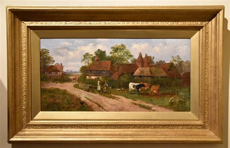 Claude Lorraine Oil Painting By Claude Lorraine A Kentish Farmstead