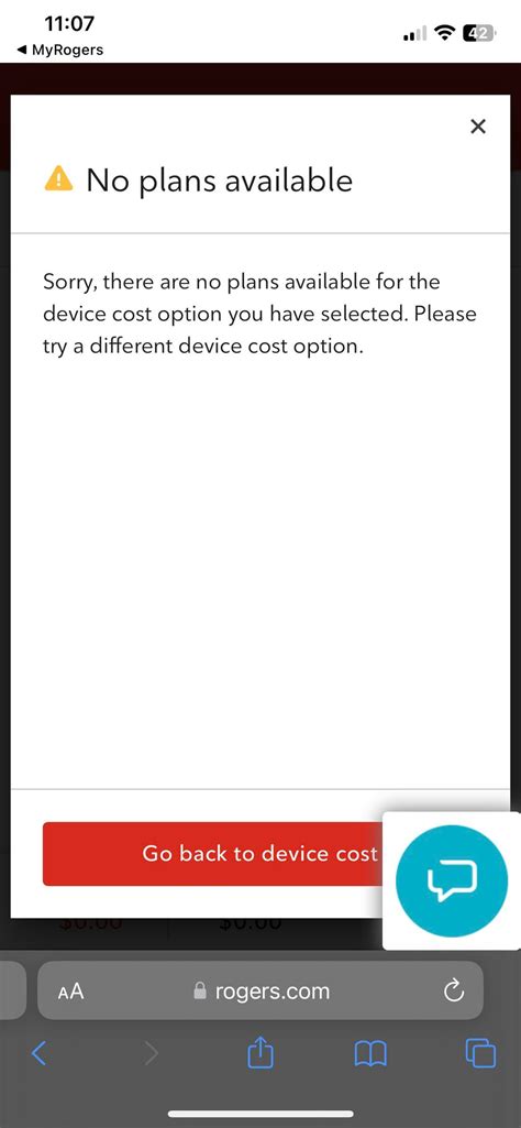An Error Keeps Popping Up When I Go To Switch My Plan 🧐 Even Customer Service Is Not Sure Whats