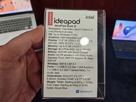 Lenovo Ideapad Duet I Inch Launches With Improved Display And Camera Specs