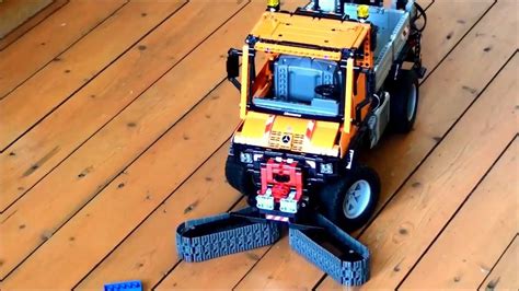 Ev3 Controls 8110 Unimog Via Pf With Imu As And Servo Sensors From Mindsensors Youtube