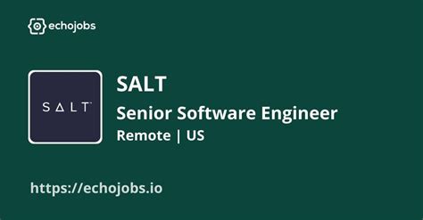 Salt Is Hiring Senior Software Engineer C Remote Us Aws Python Rust Postgresql Mysql R