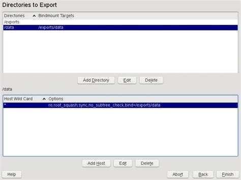 OpenSUSE Reference Exporting File Systems With YaST