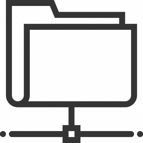 computer document file folder network share icon download on