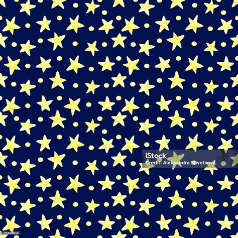 손으로 그린 왁스 크레용 노란색 별은 어두운 배경에 고립 된 완벽 한 패턴을 그립니다 일러스트레이션은 섬유 스크랩북 및 기타 인쇄물에 사용할 수 있습니다 0명에 대한 스톡