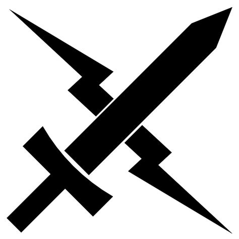 Lightning Sword Vector Svg Icon Svg Repo