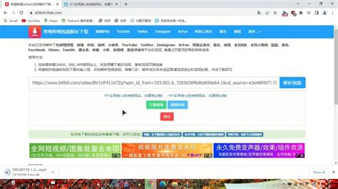一分钟将b站视频保存到本地 哔哩哔哩