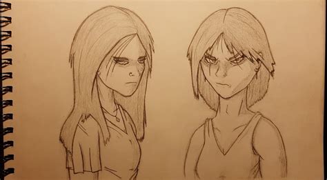 [oc] Drawn These Npc Twins While Practicing My Drawing Any Feedback Is Welcome Whats The