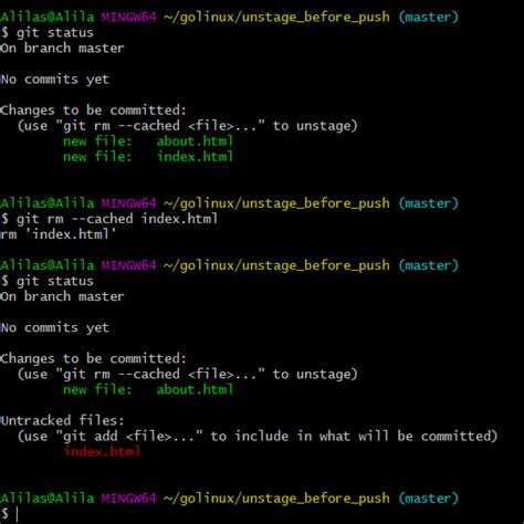 How To Unstage Files In Git Without Loosing Changes GoLinuxCloud