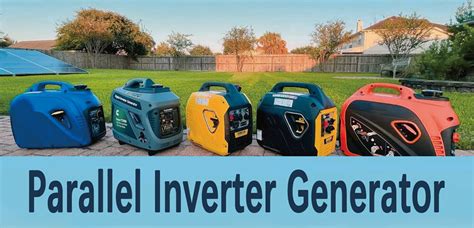 How To Parallel Inverter Generator - BISON machinery