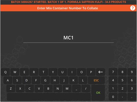 Mix Containers Terminal Guide V Traceability