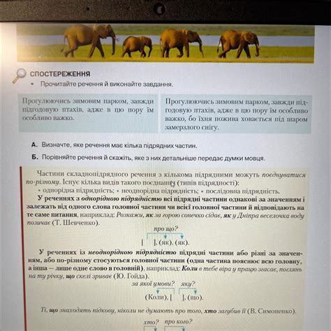 СПОСТЕРЕЖЕННЯ Прочитайте речення й виконайте завдання Прогулюючись зимовим парком Школьные