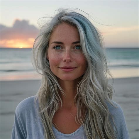 Premium Photo Closeup Portrait Of A Happy Beautiful Senior Woman