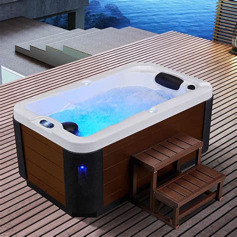 Indoor Led 1 Person Sex Massage Hydro Jet Spa Hot Tub Hydromassage Bathtub