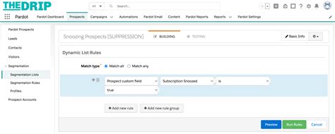 pardot dynamic lists for faster segmentation 10 examples