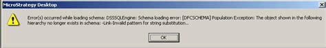 Kb15643 Dsssqlengine Schema Loading Error Dfcschema Population