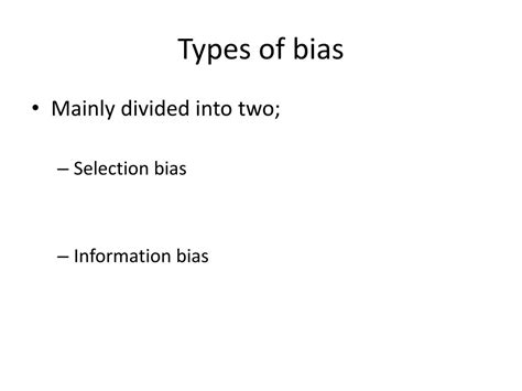 PPT Bias Confounding And Effect Modification PowerPoint Presentation ID