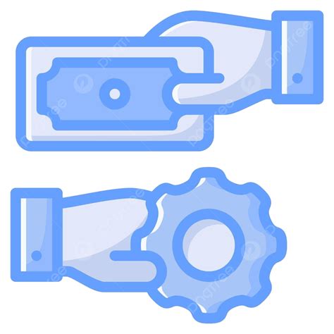 Compensation Icon Design Blue Style Concept Icon Job Vector Concept