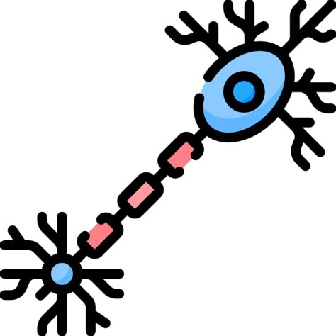 Multipolar Neuron Special Lineal Color Icon