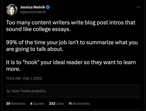 How To Write A Great B2B Blog Post Intro Jessica Malnik