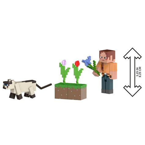 Figuras Articuladas Minecraft Ari Errante Do Campo Mojang Mattel