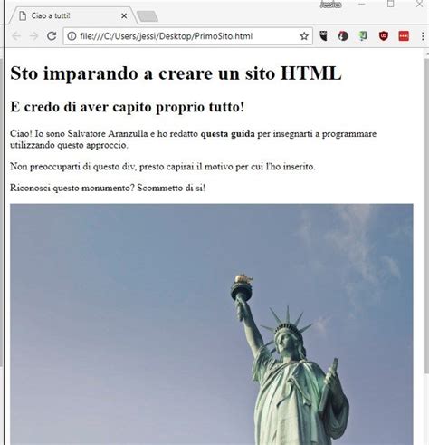 Come Creare Un Sito Web Html Salvatore Aranzulla