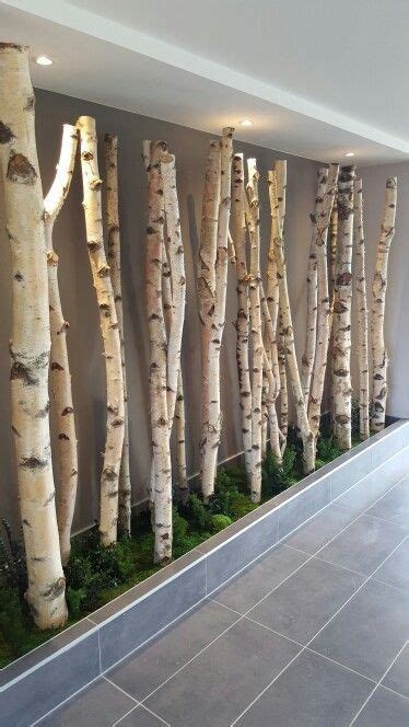 Modern Living Room Design With Tree Decor