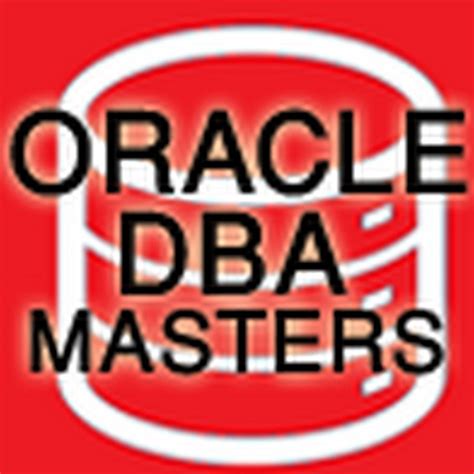 Oracle Dba Masters Youtube