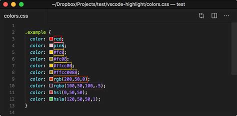 Support Hsla Colors In Decorations · Issue 89720 · Microsoftvscode