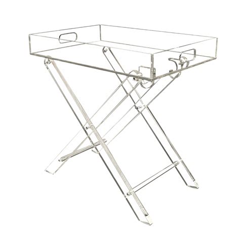 Folding Table Rose Acrylic