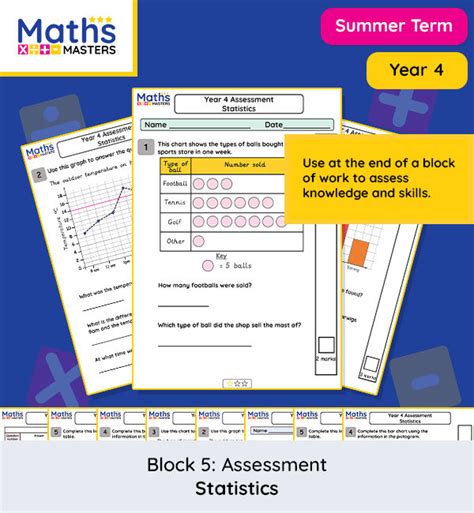 Assess Pupils With Year 4 Summer Block 5 Statistics Assessment Mrs