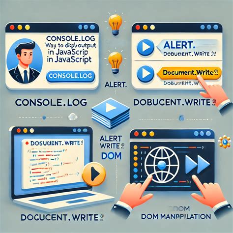 4 Cara Menampilkan Output Pada Javascript Code Create Innovate Welcome To Programmer World