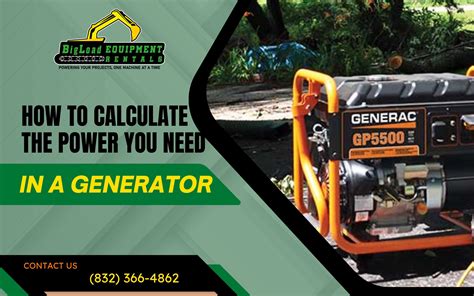 Big Load Equipment Rentals How To Calculate The Power You Need In A