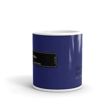 San Marino Blue Mug Color Code B51 Car Color Gear