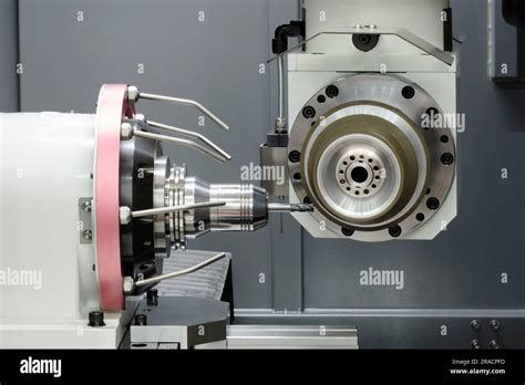 Operator Machining Automotive Parts By High Precision Machining Center Drilling Machine