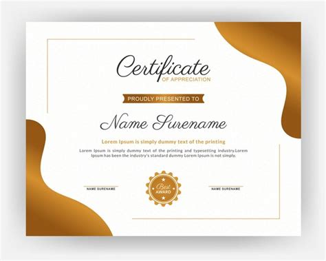 Premium Vector Create A Certificate Template With A Contemporary