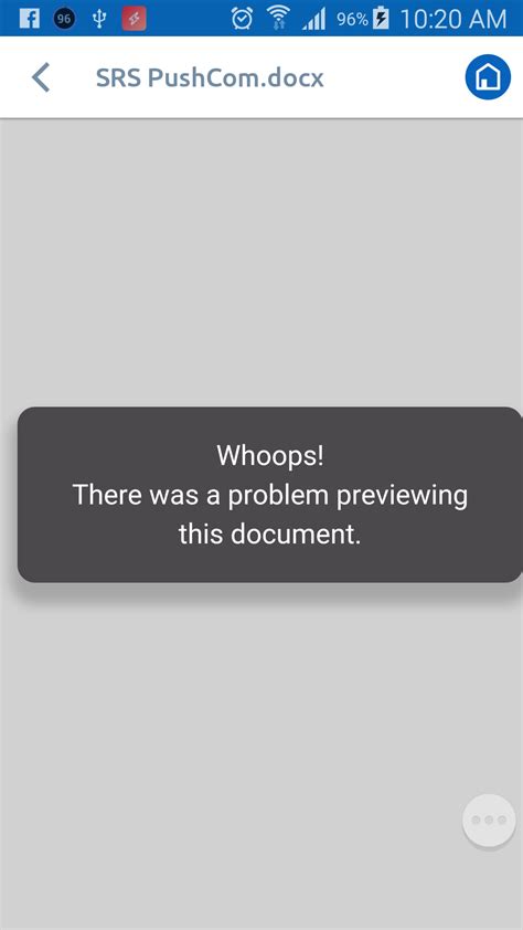 Showing DOCX File In Android Web View Using Google Doc Giving Error Stack Overflow