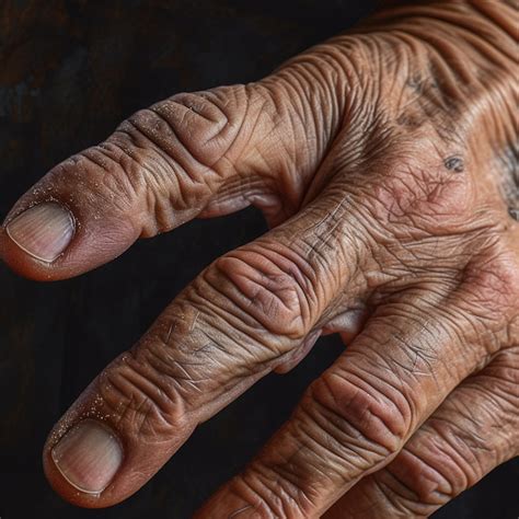 Premium Ai Image Old People Hand