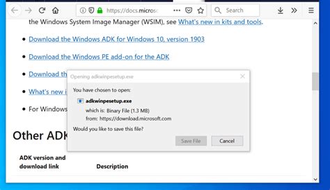 windows adk for windows 10 download and install