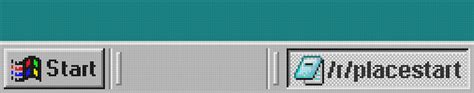 Anyone Wanna Help Remake The Windows 98 Taskbar Like The Old Place R Place